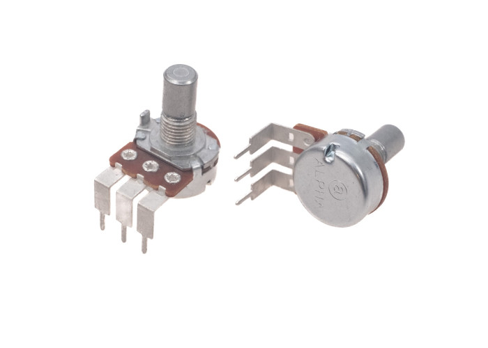 Alpha 16mm 250k LIN right angle PCB pot