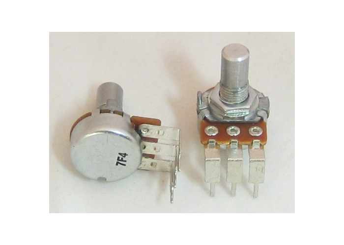 Alpha 16mm 20K REVERSE LOG right angle Long-pin PCB pot