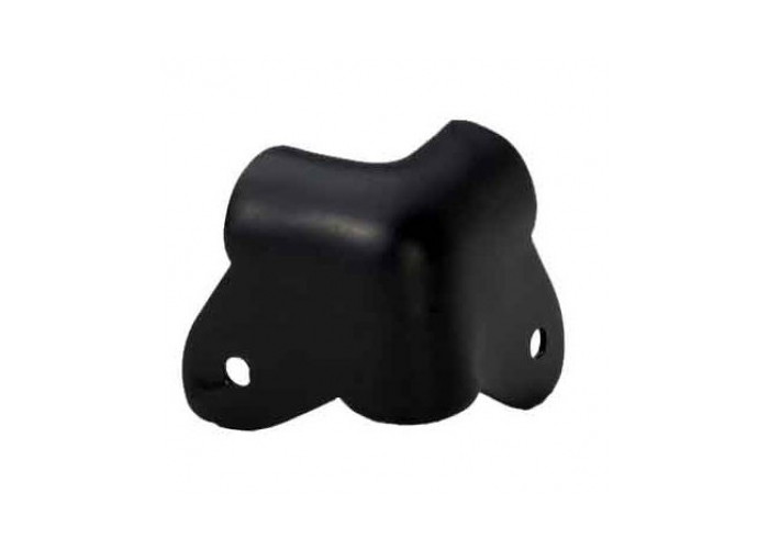 Cabinet corner 4023B, two leg, circa 37x37, Black
