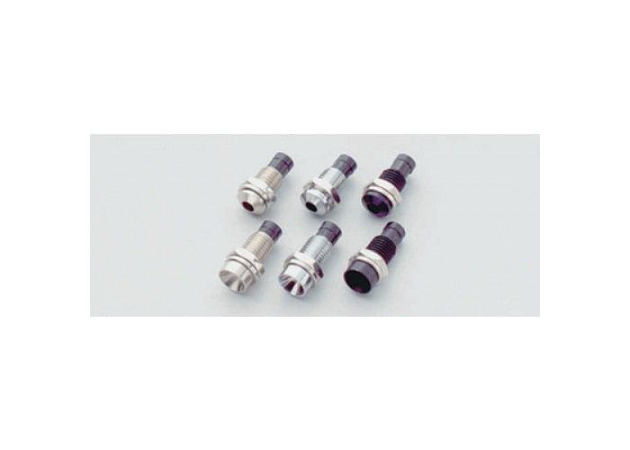 3mm led holder, Black metal, outer reflector