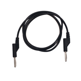 1m Banana Cable - Black | Audio & Tool Accessories