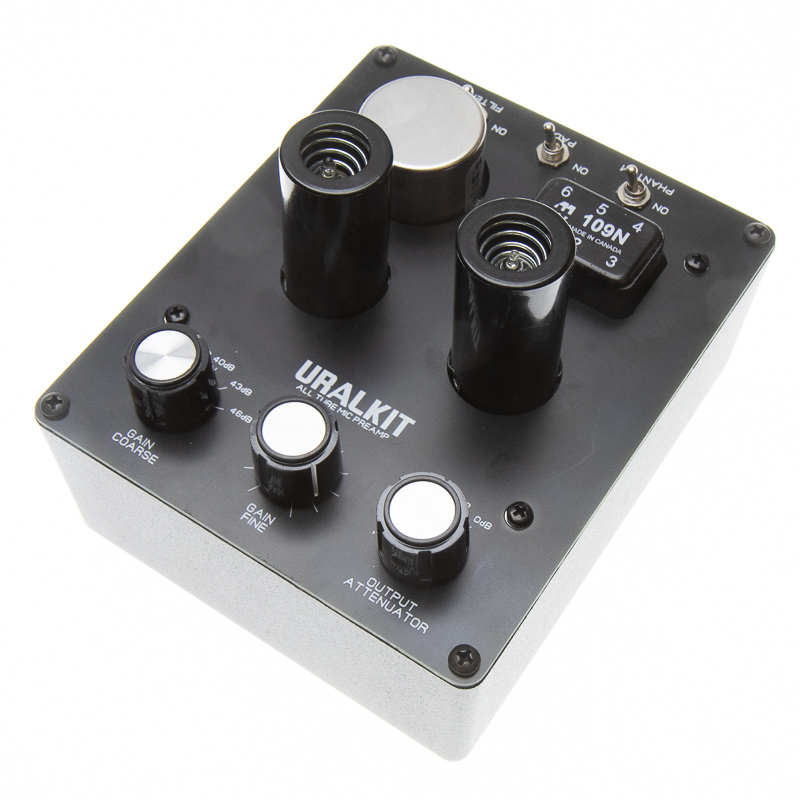 UralTone REDD.47 stand-alone portable all tube mic pre kit build guide ...